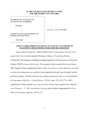 Amicus Curiae Briefs