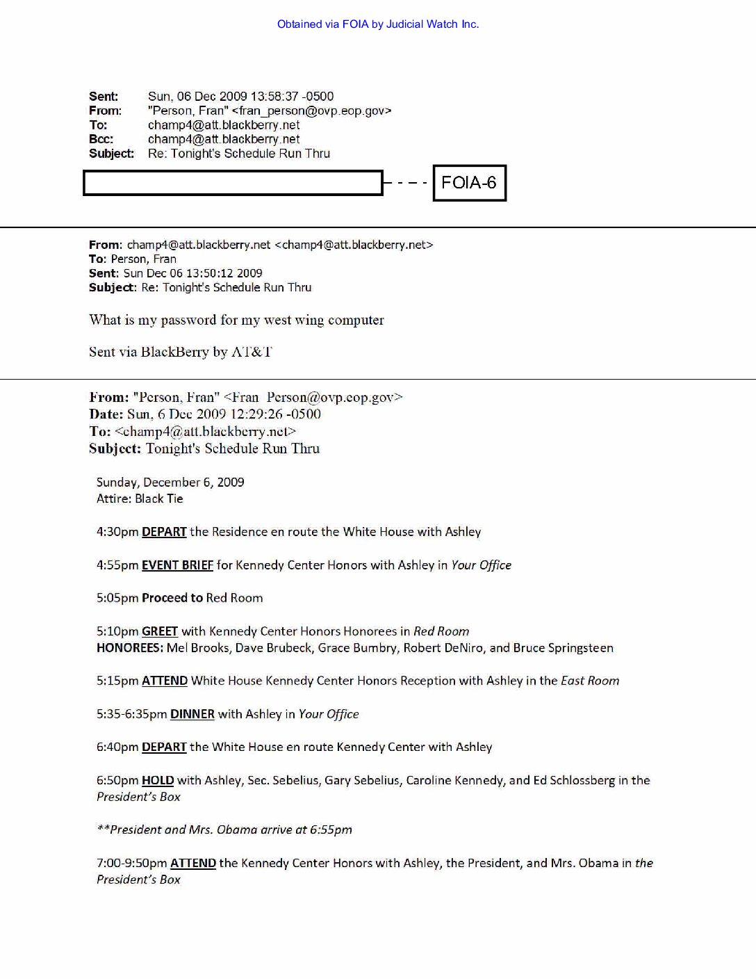 JW v NARA Prod 2 01432 pgs 3-4 | Judicial Watch