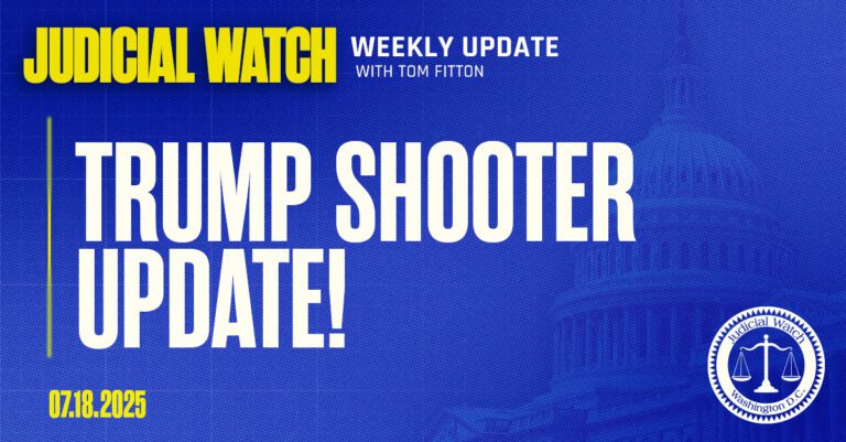 Judicial Watch Files $30 Million Wrongful Death Lawsuit against U.S. Government on behalf of ...