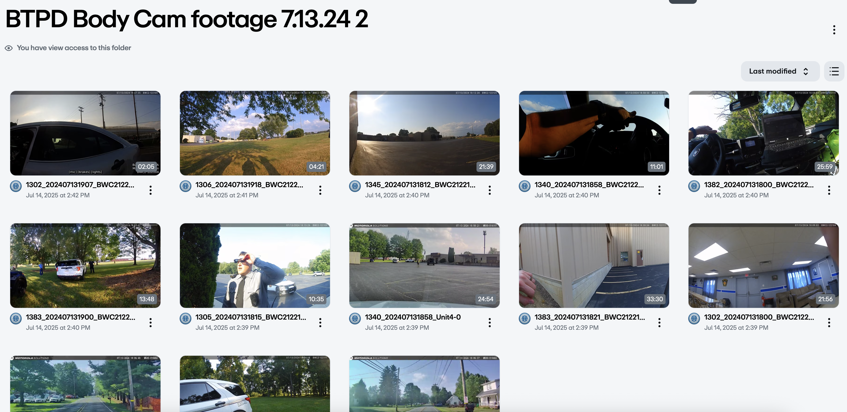Butler Township Police Department Bodycam Footage | Judicial Watch