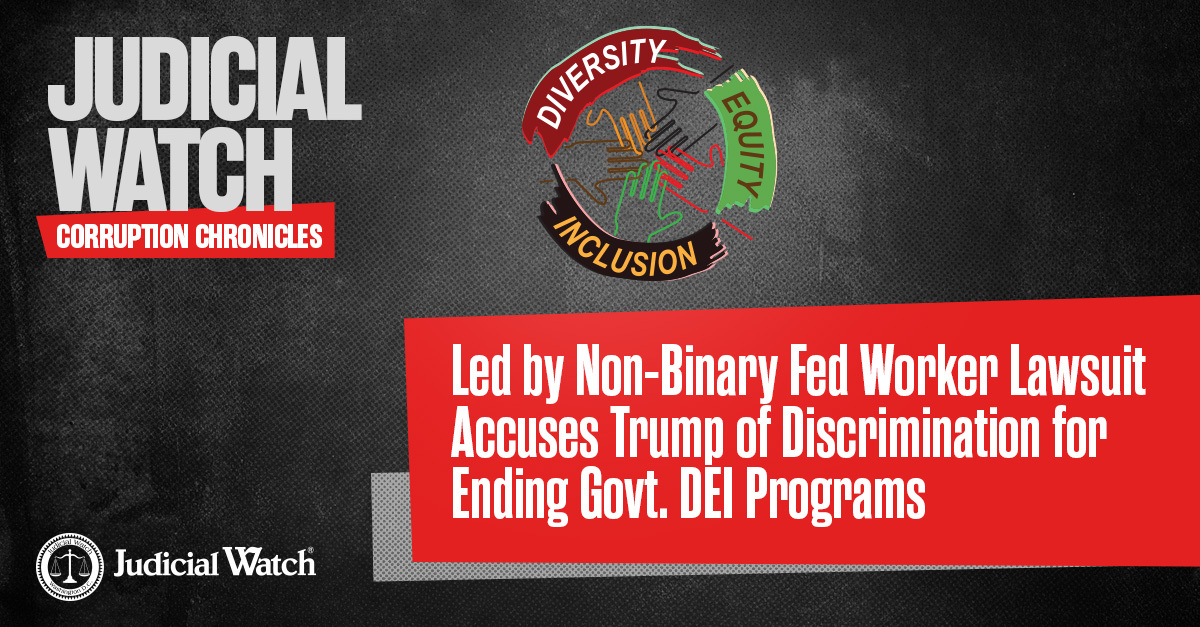 Led by Non-Binary Fed Worker Lawsuit Accuses Trump of Discrimination ...
